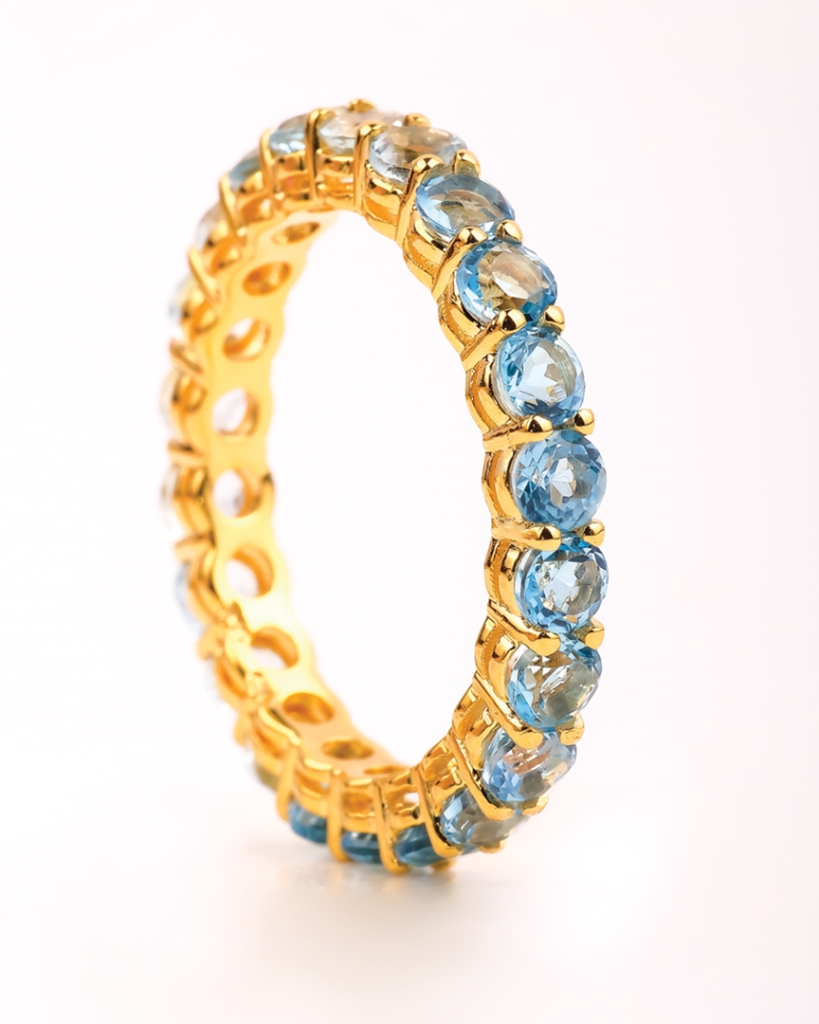 Full and Fine Aquamarine Ring - DiaGold